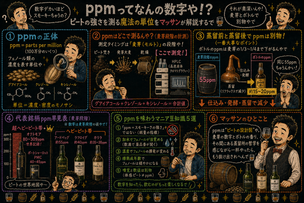 【ppm（フェノール値）】とは？ ウイスキー用語を完全解説 | ウイスキーセレクト